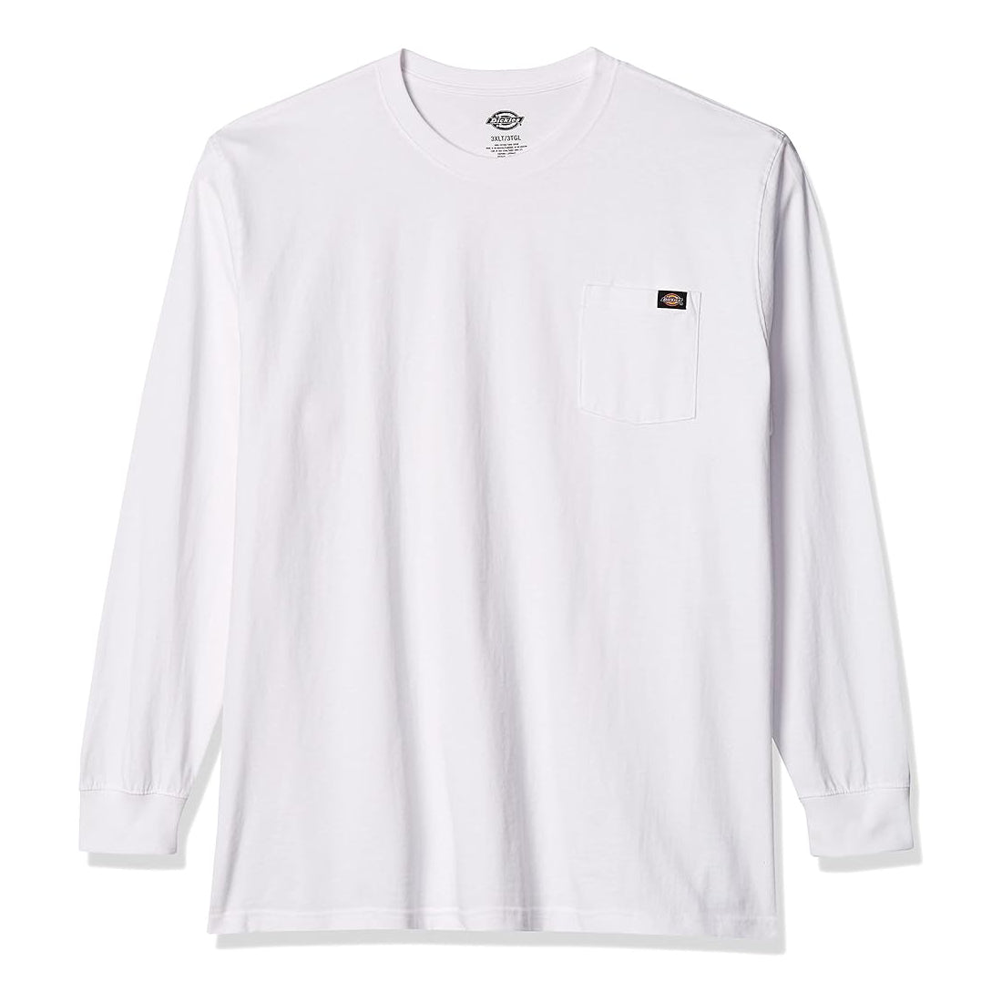Dickies Long Sleeve Heavyweight Crew Neck Tee White
